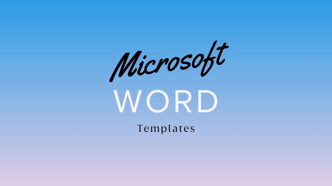 Best Microsoft Word Templates for Business