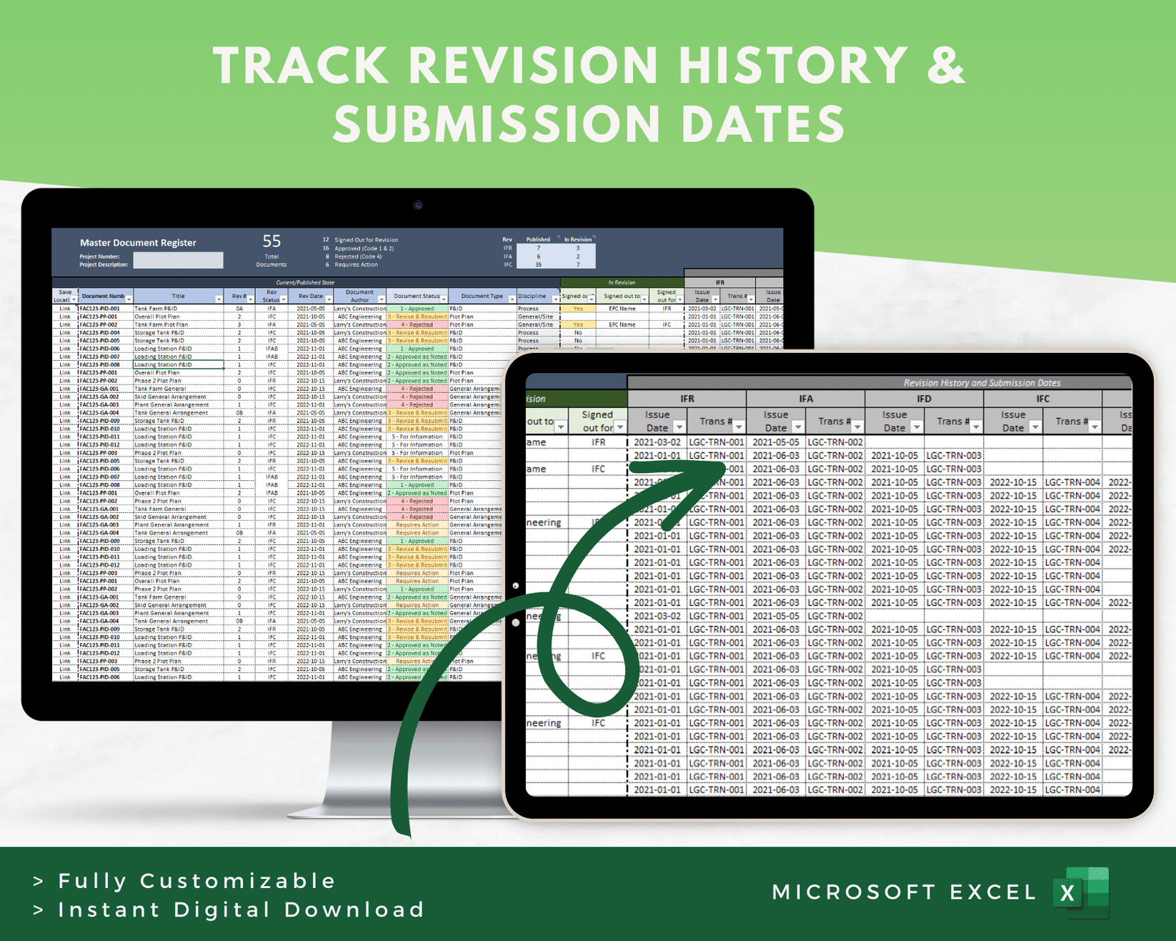 Master Document Register Template | For Controlled Documents