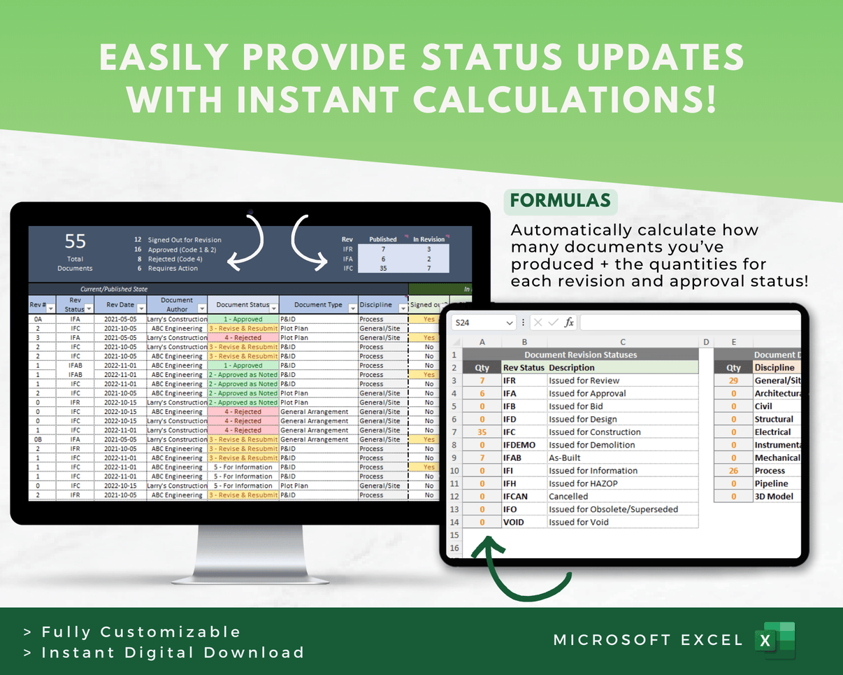 Master Document Register Template | For Controlled Documents