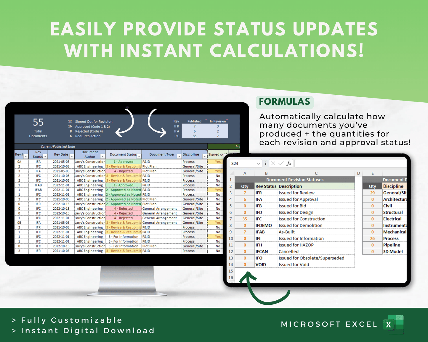 Master Document Register Template | For Controlled Documents