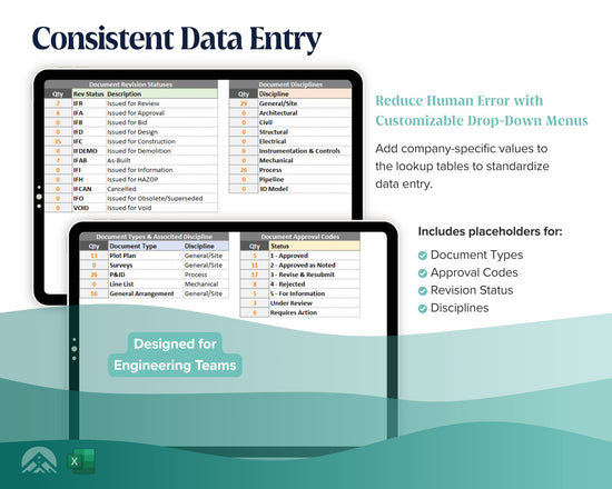 Master Document Register Template Excel | for Controlled Documents